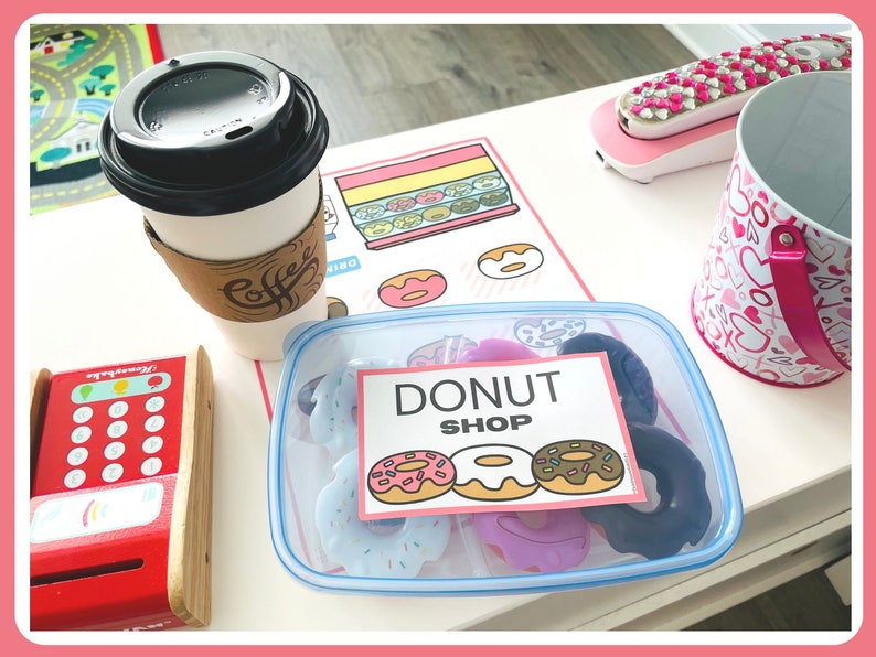 Donut Shop Dramatic Play Printables Etsy