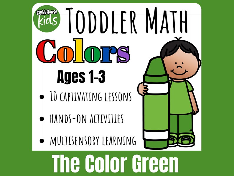 Learning Colors Printables Color Green Lesson Plans, Activities, and ...