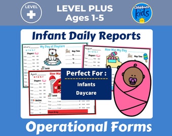 Boho Daycare Report Mail daycare Printable Day Care Report Daily Log ...