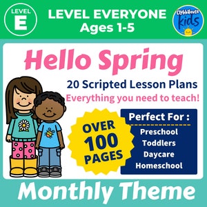 SPRING PRESCHOOL THEME: Thematic Lesson Plans for Daycare and Preschool ...