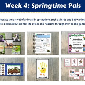 SPRING PRESCHOOL THEME: Thematic Lesson Plans for Daycare and Preschool ...