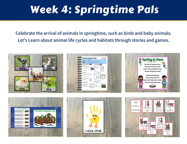 SPRING PRESCHOOL THEME: Thematic Lesson Plans for Daycare and Preschool ...