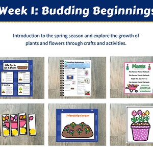 SPRING PRESCHOOL THEME: Thematic Lesson Plans for Daycare and Preschool ...
