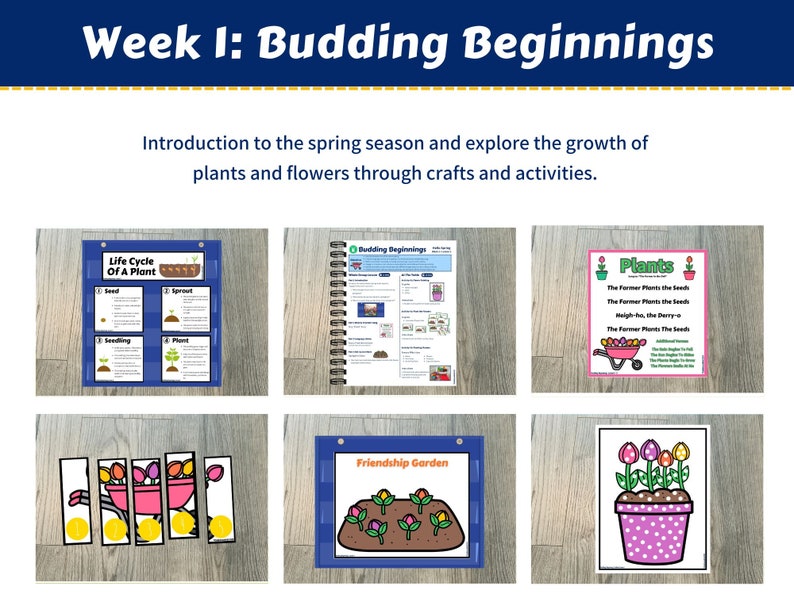 SPRING PRESCHOOL THEME: Thematic Lesson Plans for Daycare and Preschool ...