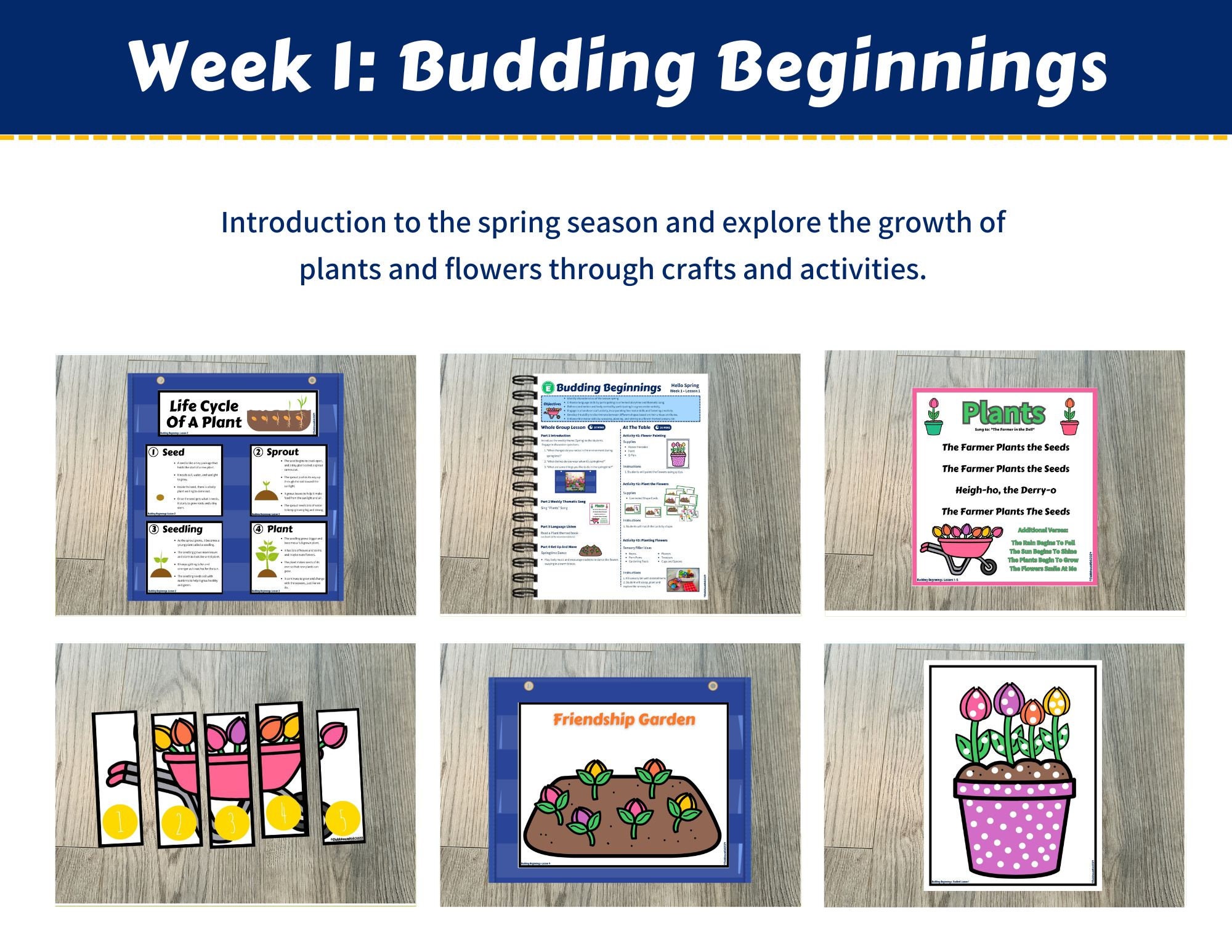 SPRING PRESCHOOL THEME: Thematic Lesson Plans for Daycare and Preschool ...