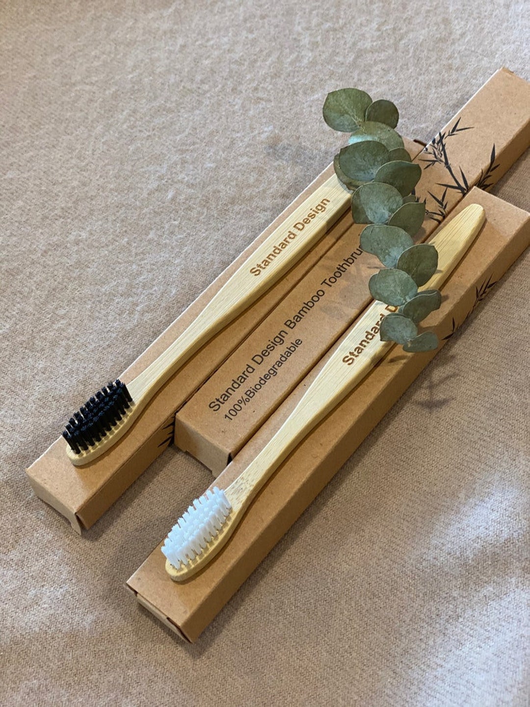 Biodegradable Bamboo Toothbrushes - Etsy