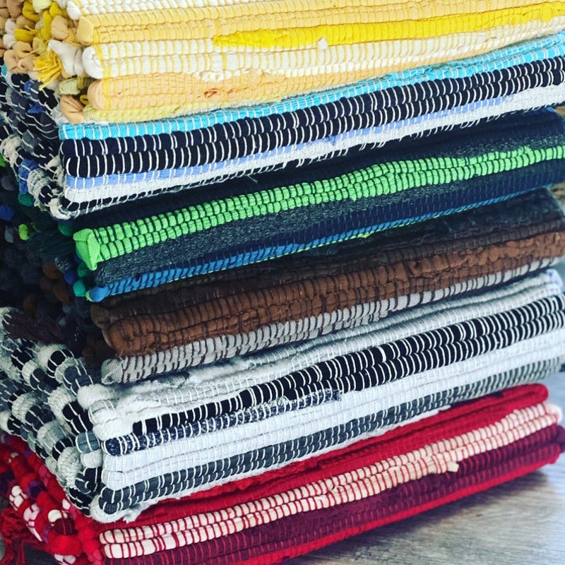 Woven Rag Rugs - Etsy
