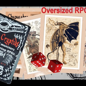 Creepy Cryptid RPG Deck: for Use With Old School Essentials - Etsy