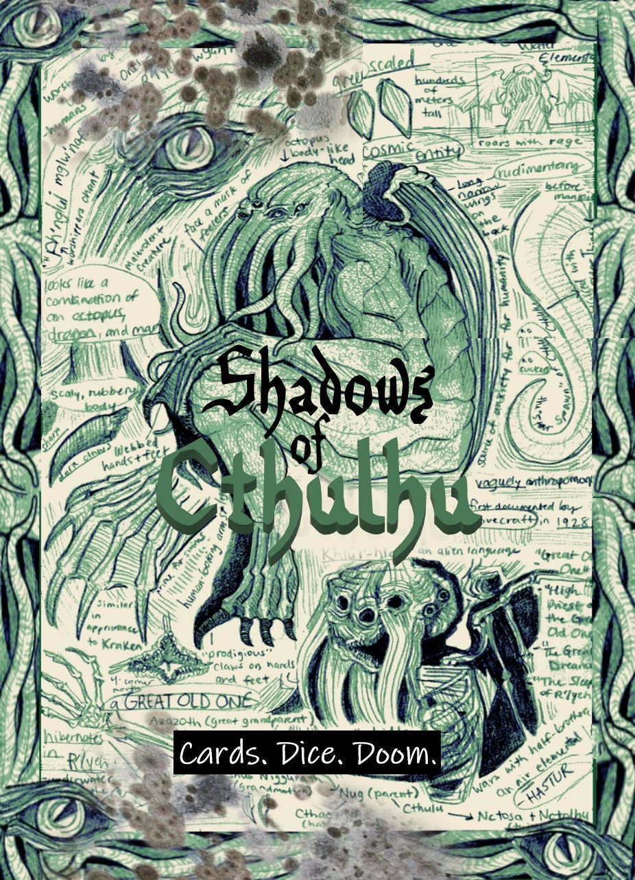 Cthulhu: Cards, Dice, and Doom - Etsy