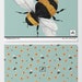 Bumble (blue) Wallpaper - Etsy