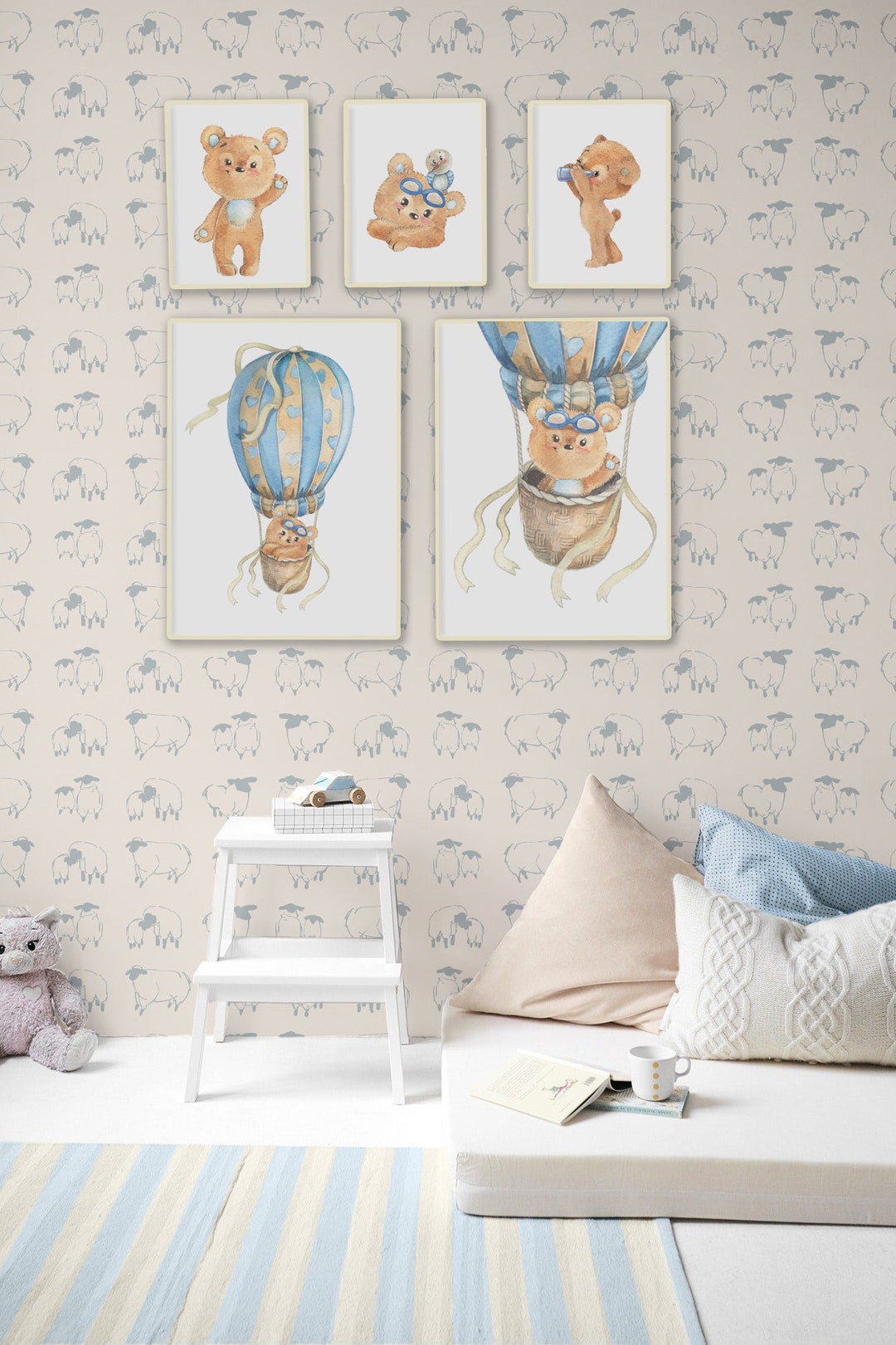 Baba (cream) Wallpaper - Etsy