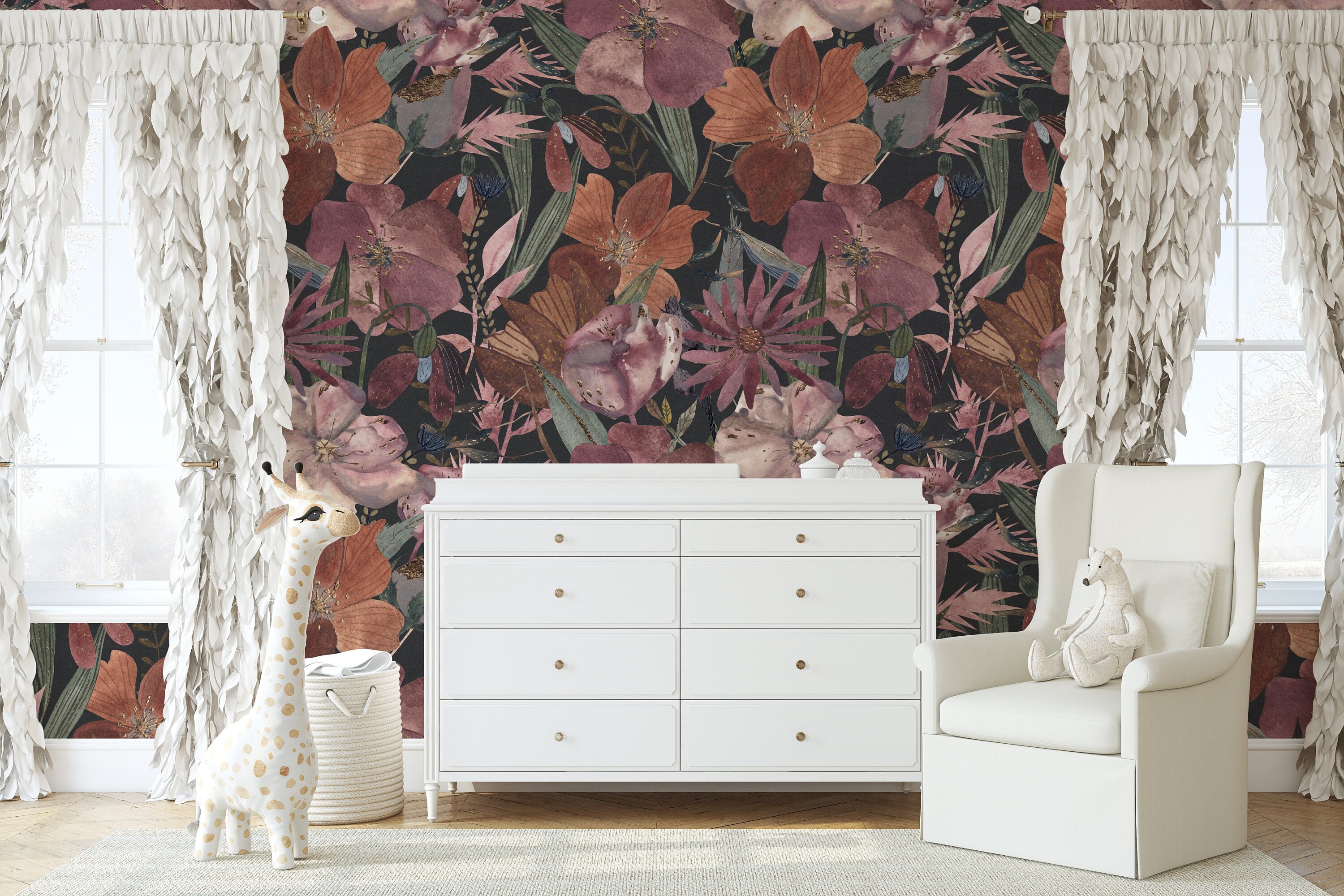 Edith Wallpaper - Etsy