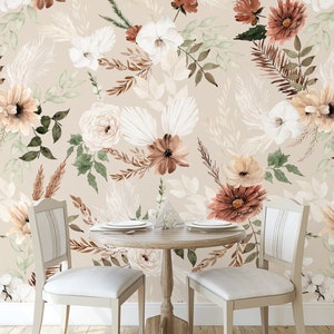 Ana (tan) Wallpaper - Etsy