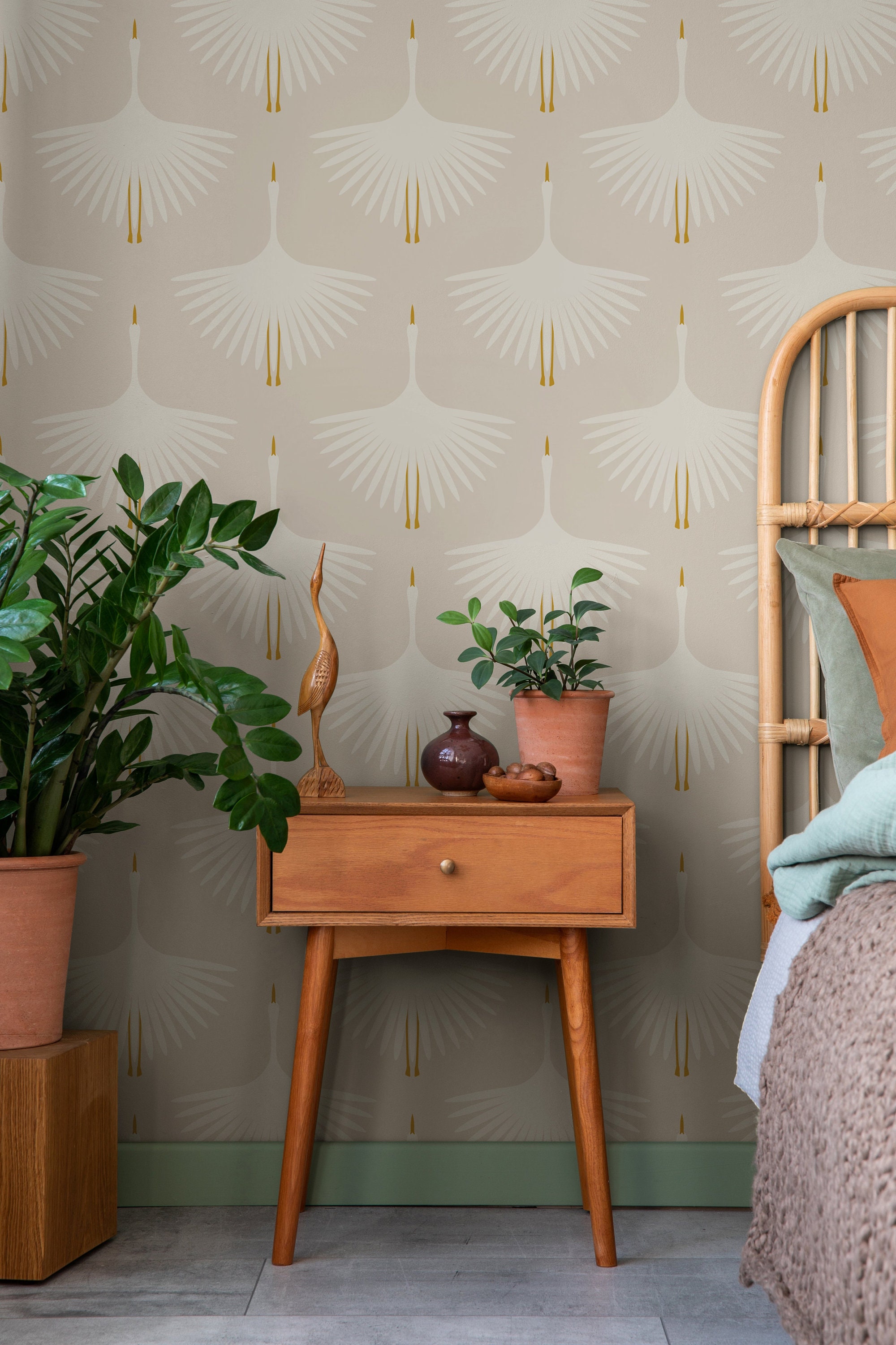 Alba (cream) Wallpaper - Etsy