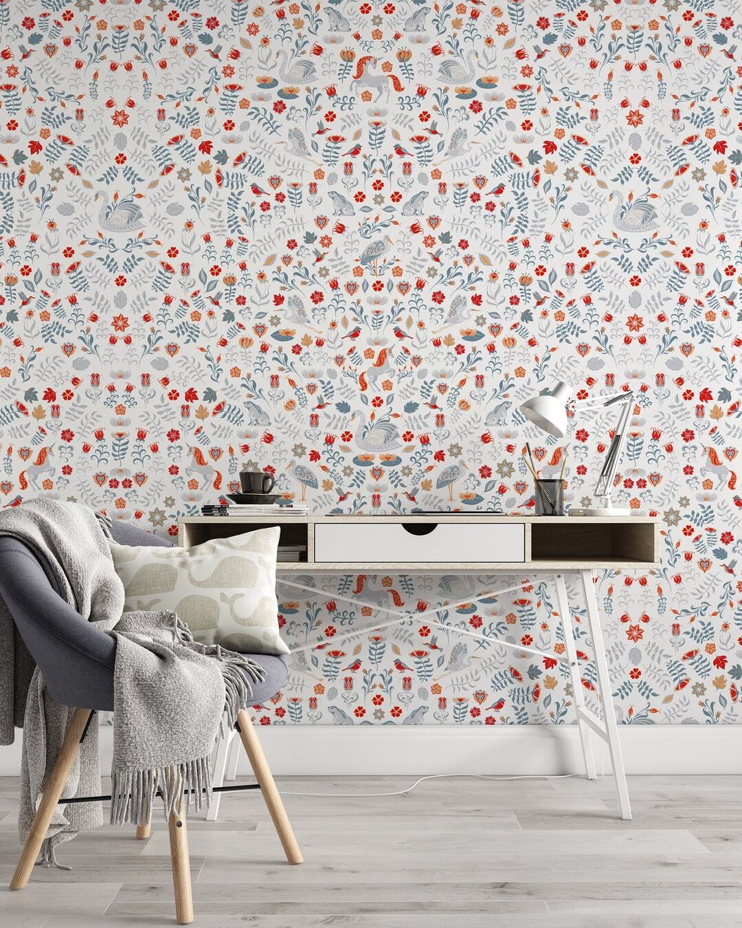 Storybook Wallpaper - Etsy