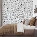 Letterman (black) Wallpaper - Etsy