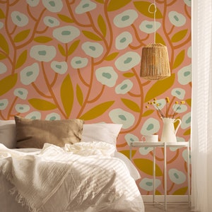 Georgia (orange) Wallpaper - Etsy