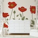 Poppy Lane Wallpaper - Etsy
