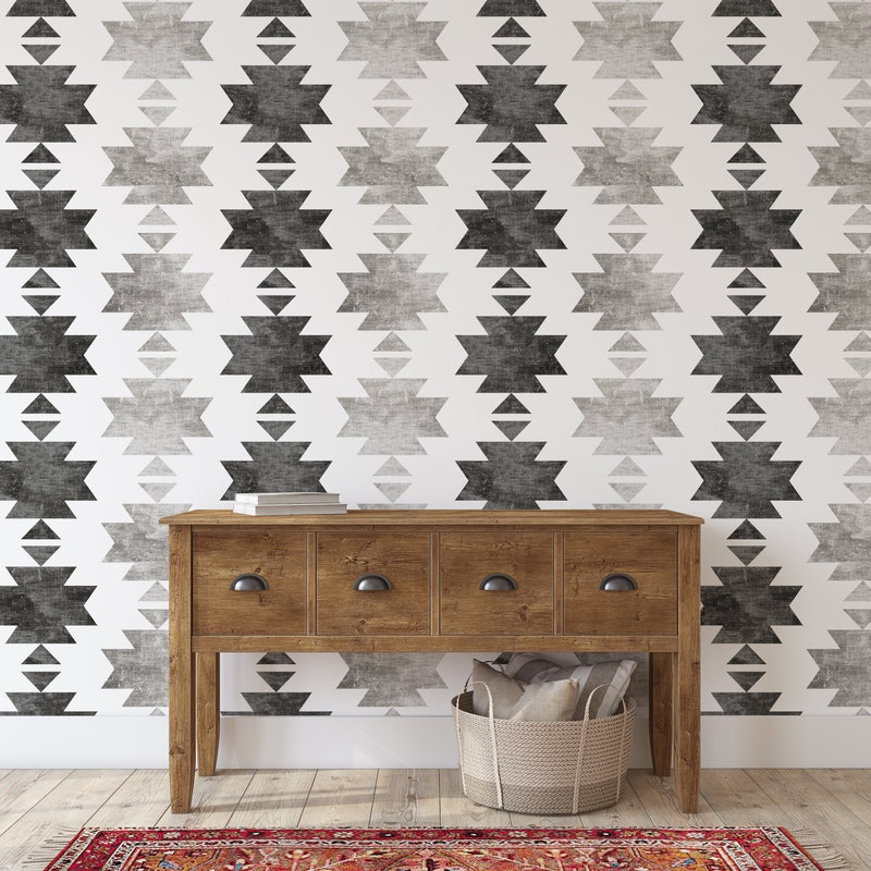 Aztec Wallpaper - Etsy