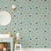 Bumble (blue) Wallpaper - Etsy