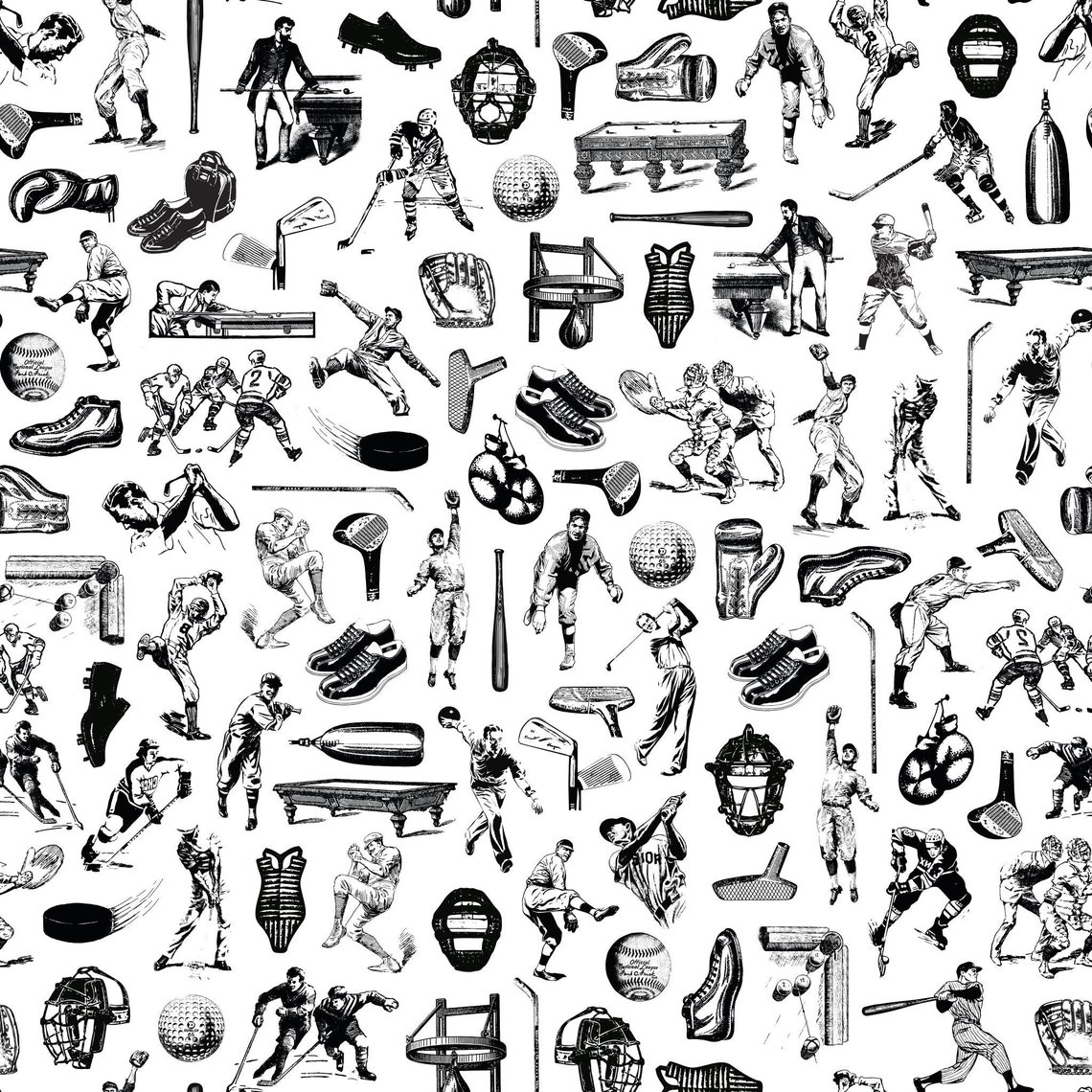 Letterman (black) Wallpaper - Etsy