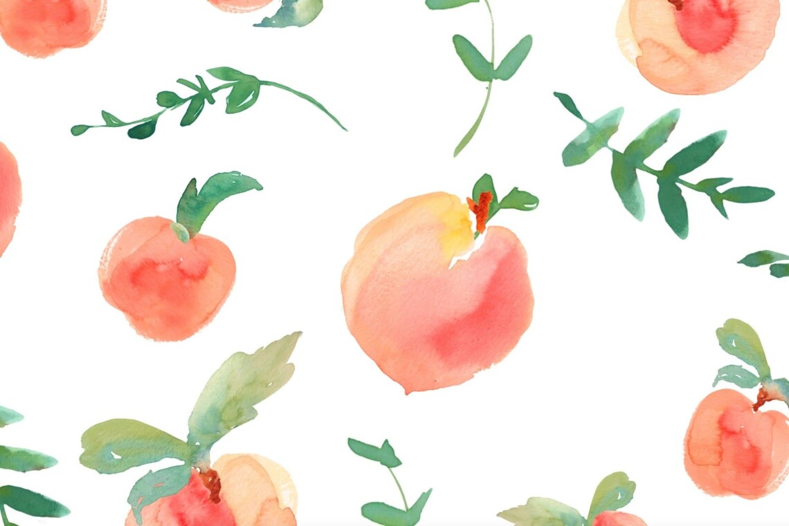 Peachy Clean Wallpaper - Etsy
