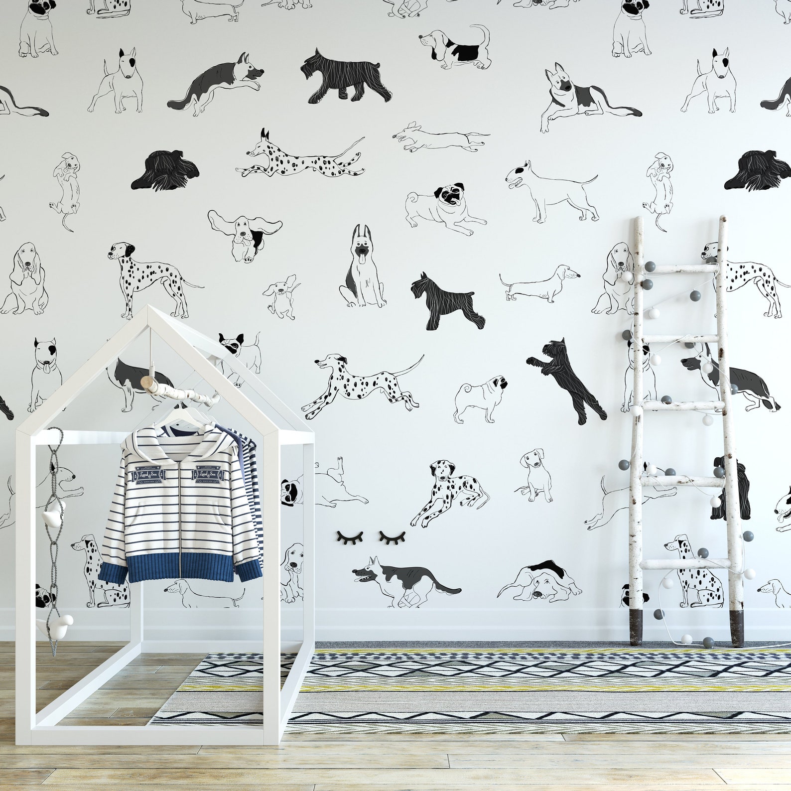 Puppy Love Wallpaper - Etsy