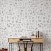 Letterman (grey) Wallpaper - Etsy