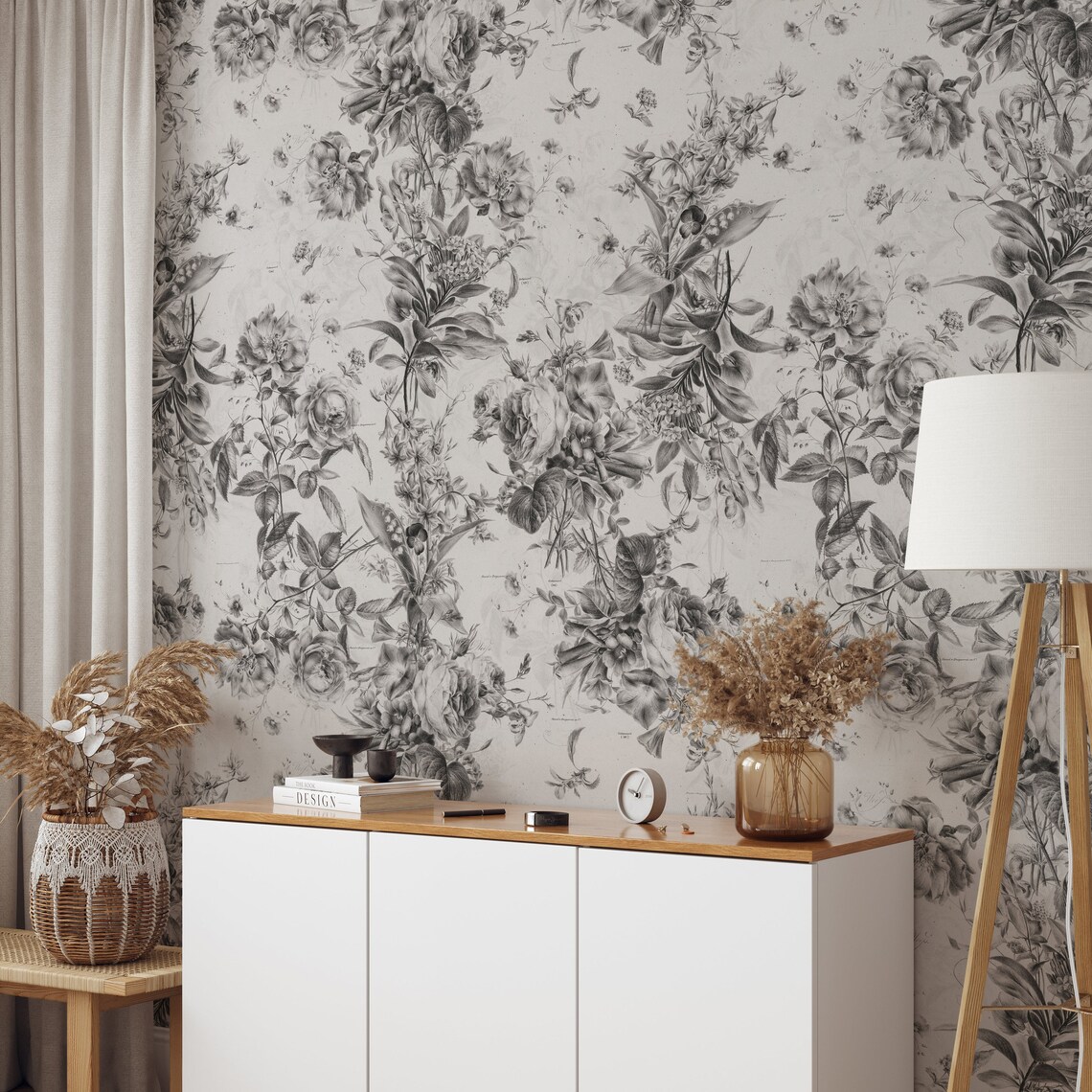 Daphne Wallpaper - Etsy