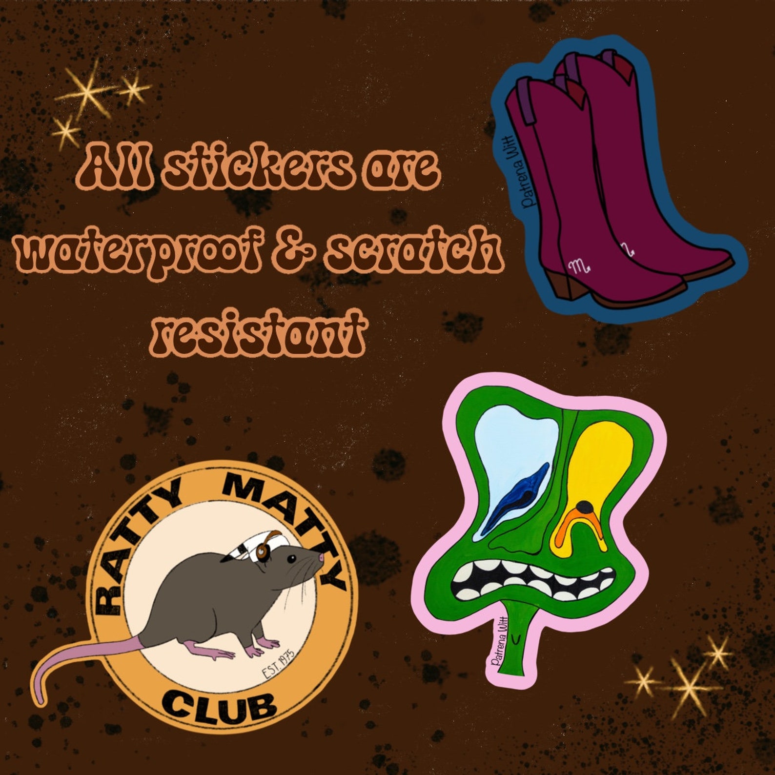 Ratty Matty Club Sticker Matty Healy Stickers the 1975 Laptop Stickers ...