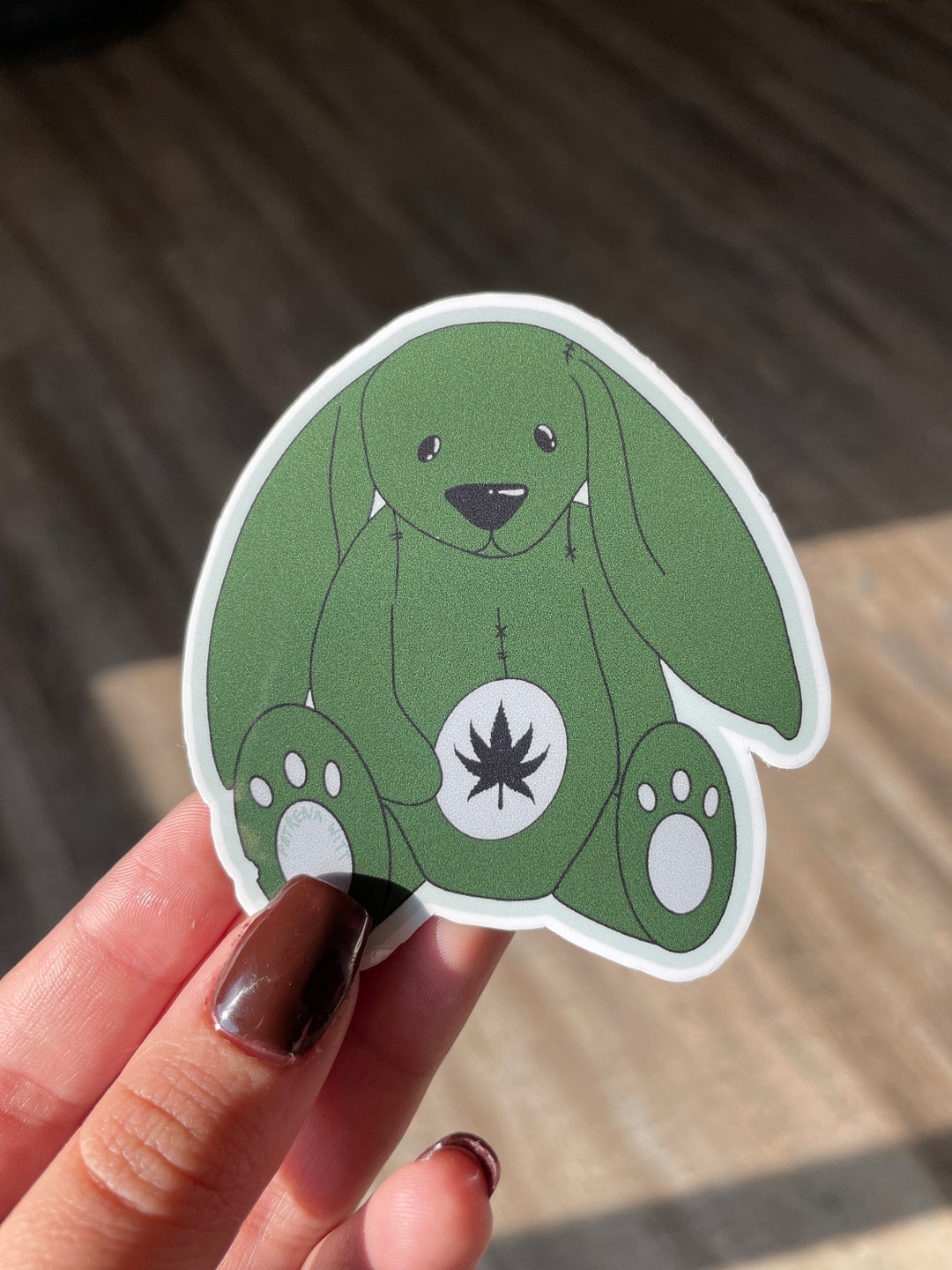 420 Bunny Sticker Rabbit Stickers Smoker Stickers Laptop Stickers ...