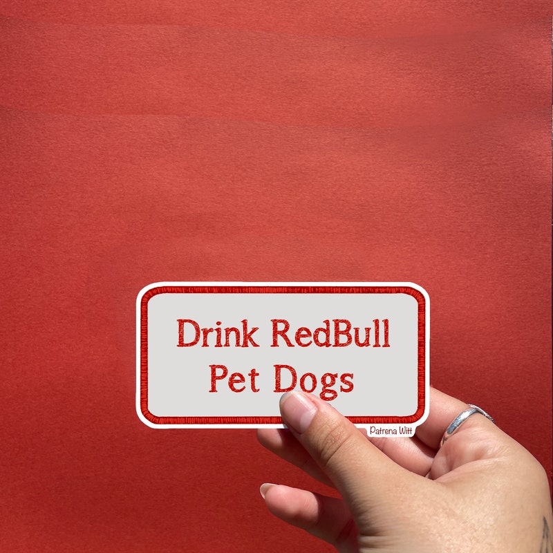 Red Bull Sticker - Etsy