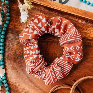 Western Boho Cowgirl Fall Neutral Handmade Scrunchie Pattern Set - Etsy