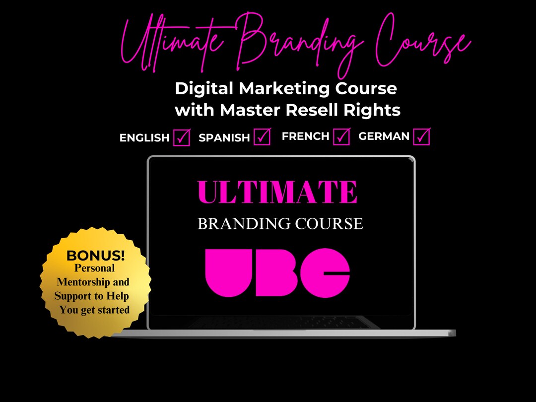 Ultimate Branding Digital Marketing Course UBC Master Resell Rights MRR Passive Income Online ...