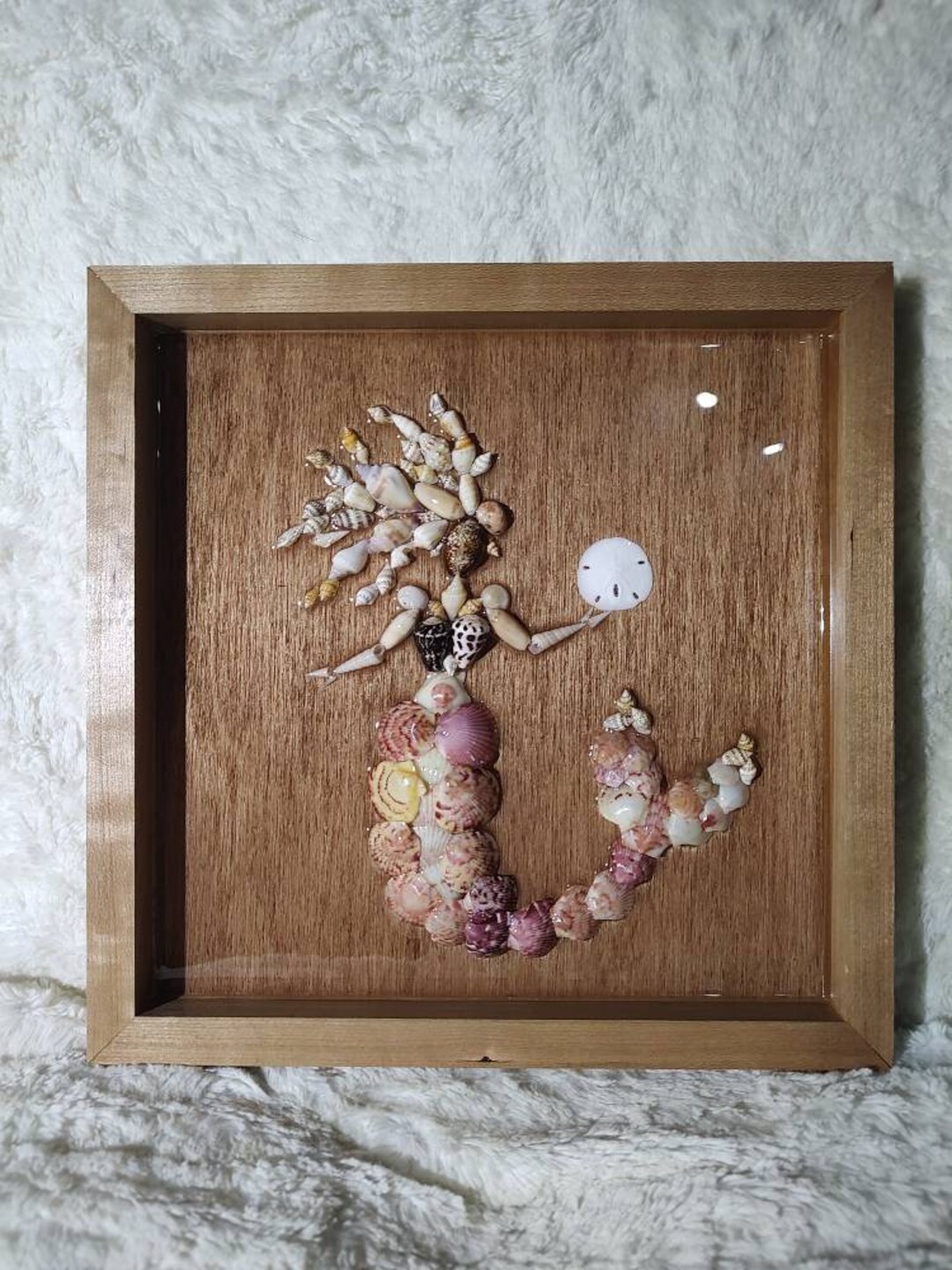 Mermaid Seashell Art - Etsy