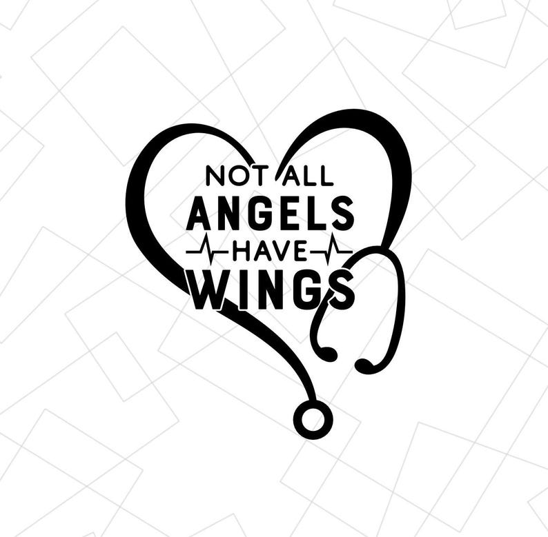 EMT Angel Wings SVG: Paramedic, Nurse, Healthcare Design (digital ...