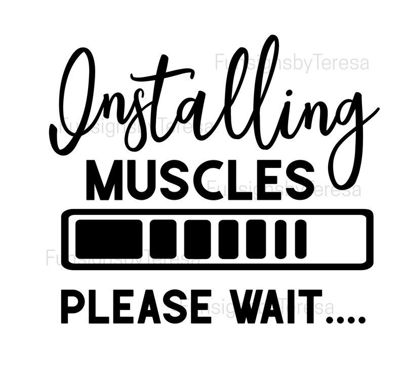 Installing Muscles Svg. Workout Svg. Exercise Svg. Muscles Svg. - Etsy