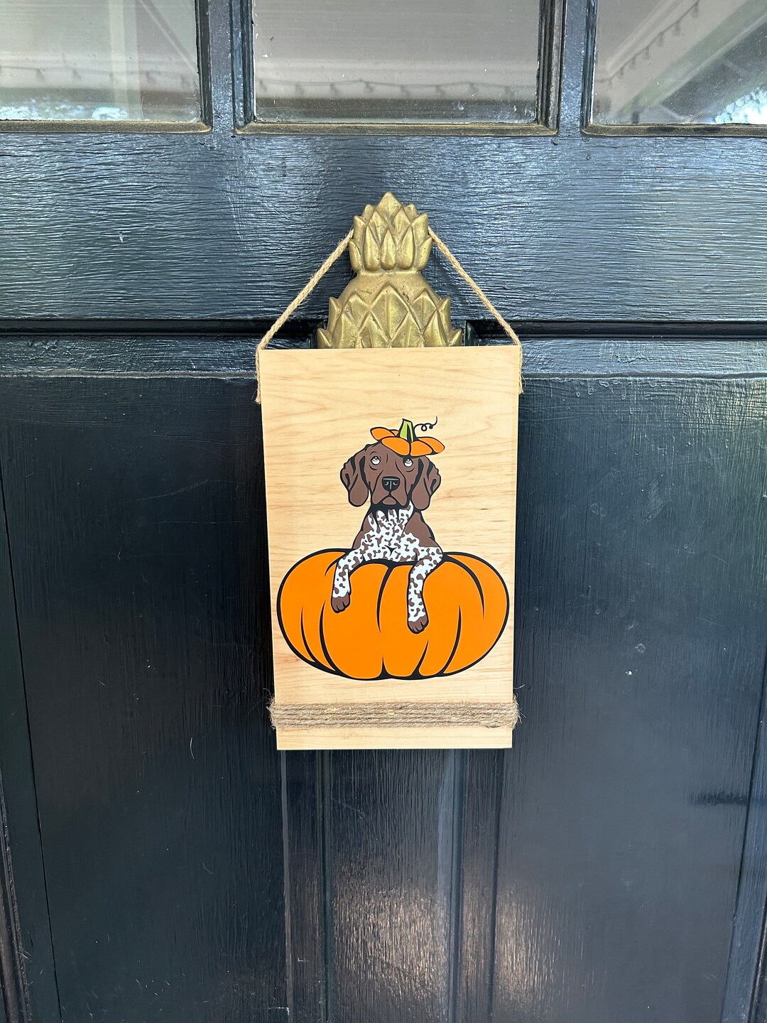 GSP Dog Fall Sign - Etsy