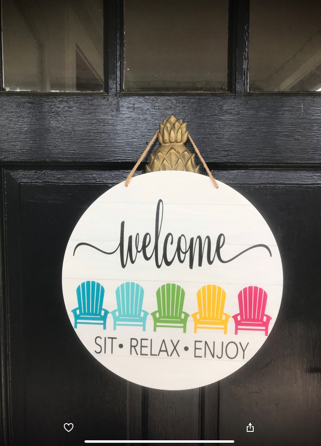 Welcome Chairs - Etsy