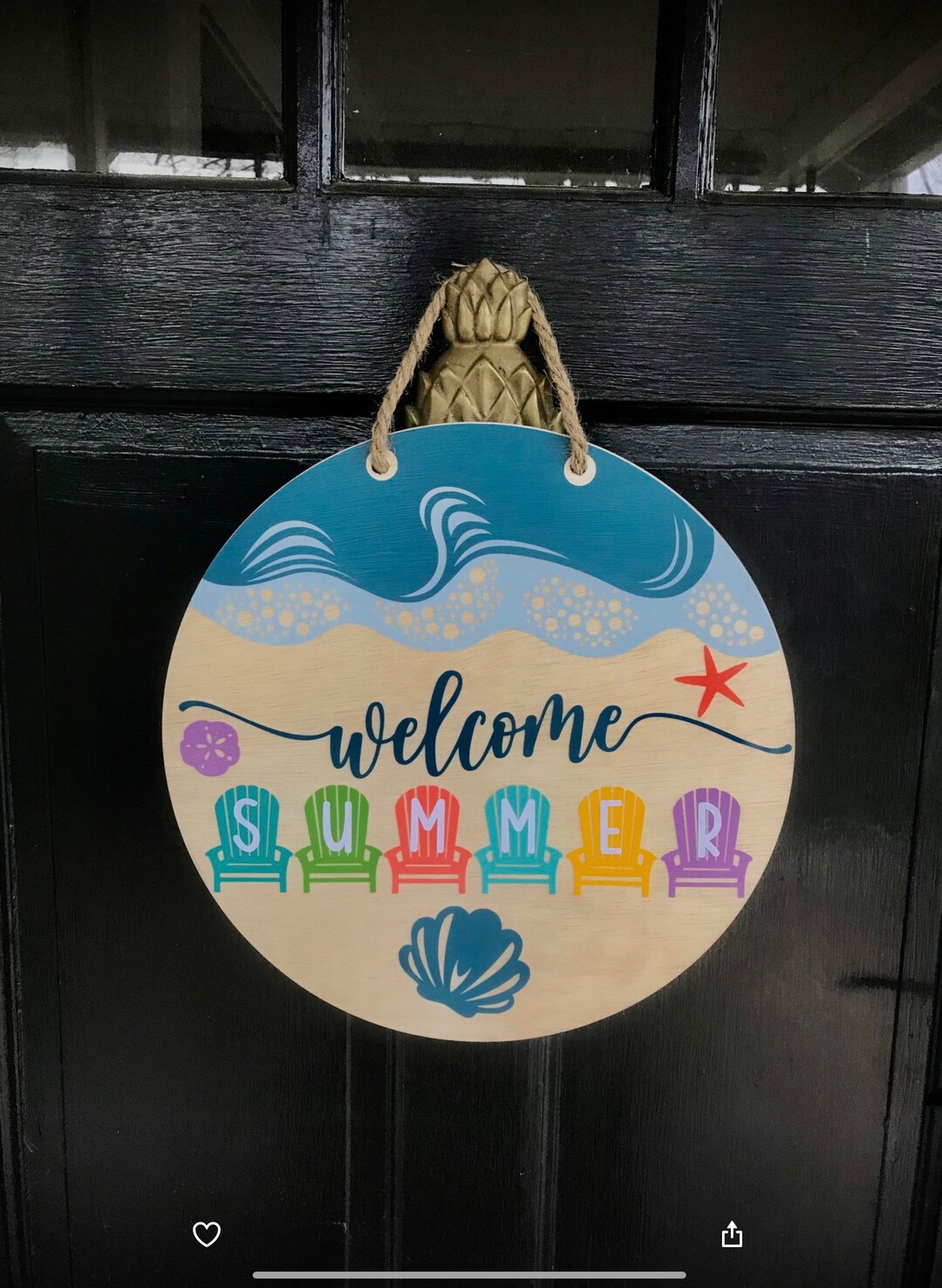 Welcome Beach Sign - Etsy