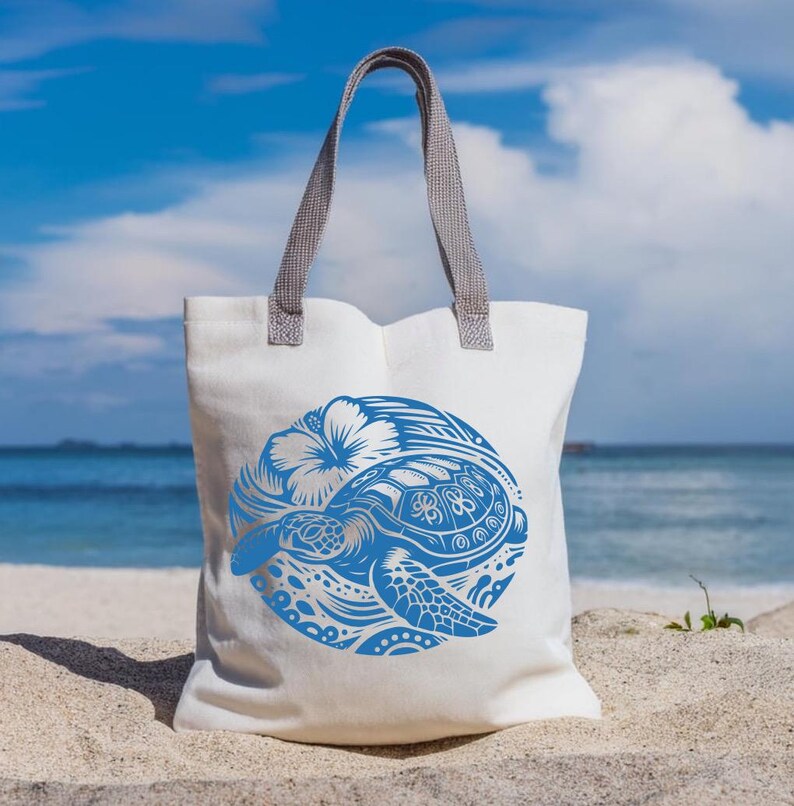 Floral Sea Turtle SVG Bundle: Ocean Nature Design (digital Download - Etsy
