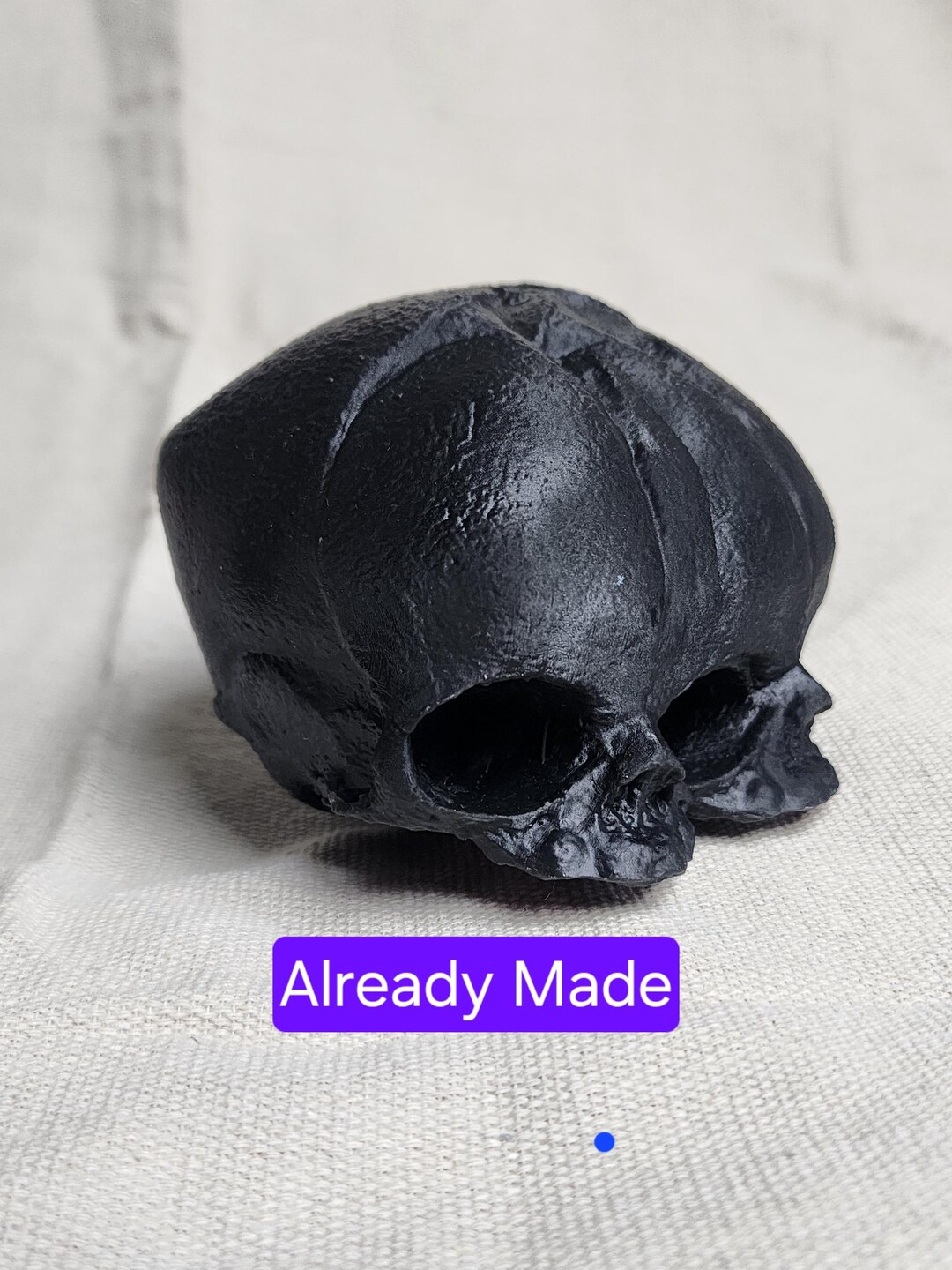 Black Resin Conjoined Infant Skull Replica: Oddity Decor - Etsy