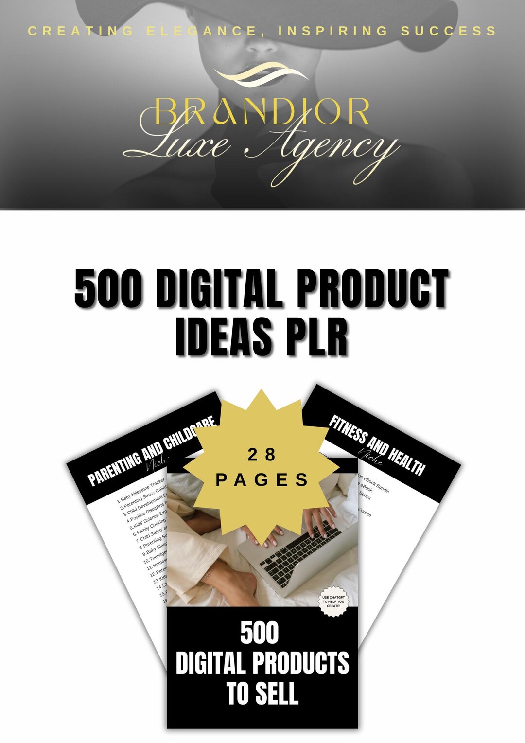 500 Digital Product Ideas PLR | Resell Rights - Etsy