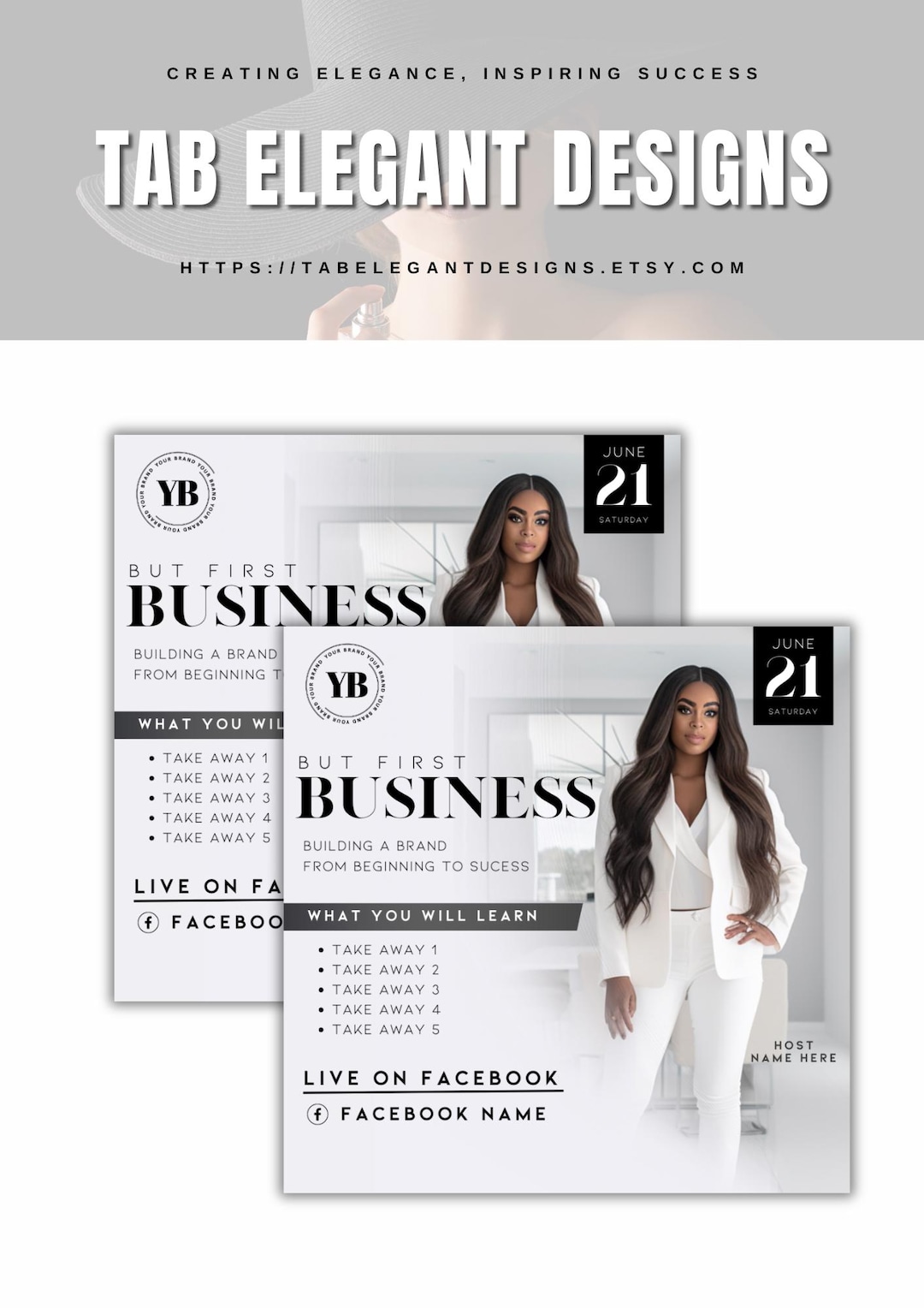 PLR Professional Course Flyer - Elegant Black and Silver Design for ...