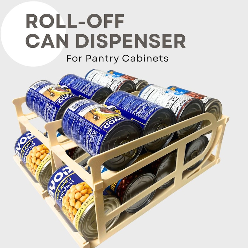 Automatic Roll-off Can Dispenser Storage Organizer for DEEP Pantry ...