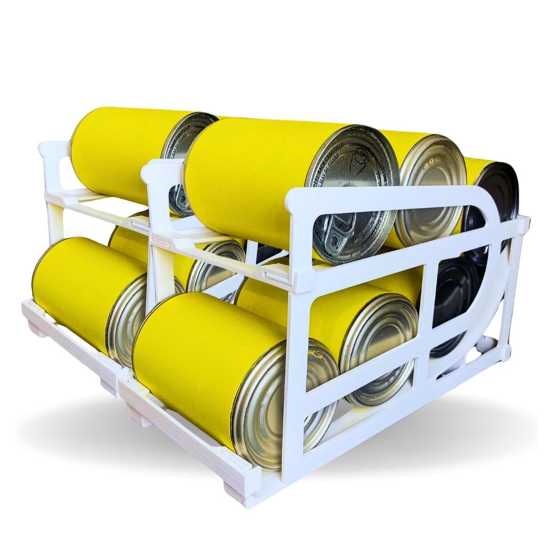 Automatic Roll-off Can Dispenser Storage Organizer for Kitchen Pantry ...