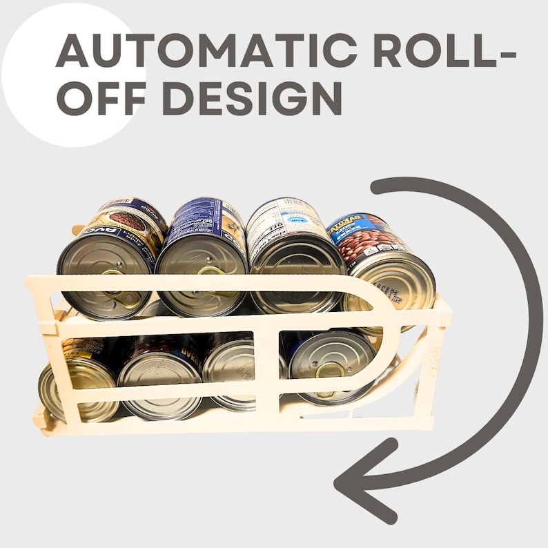 Automatic Roll-off Can Dispenser Storage Organizer for DEEP Pantry ...