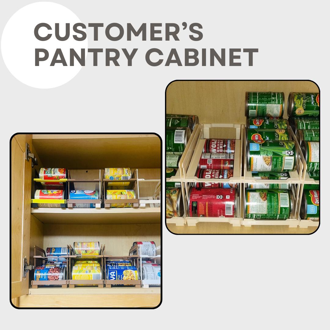 Automatic Roll-off Can Dispenser Storage Organizer for Kitchen Pantry ...