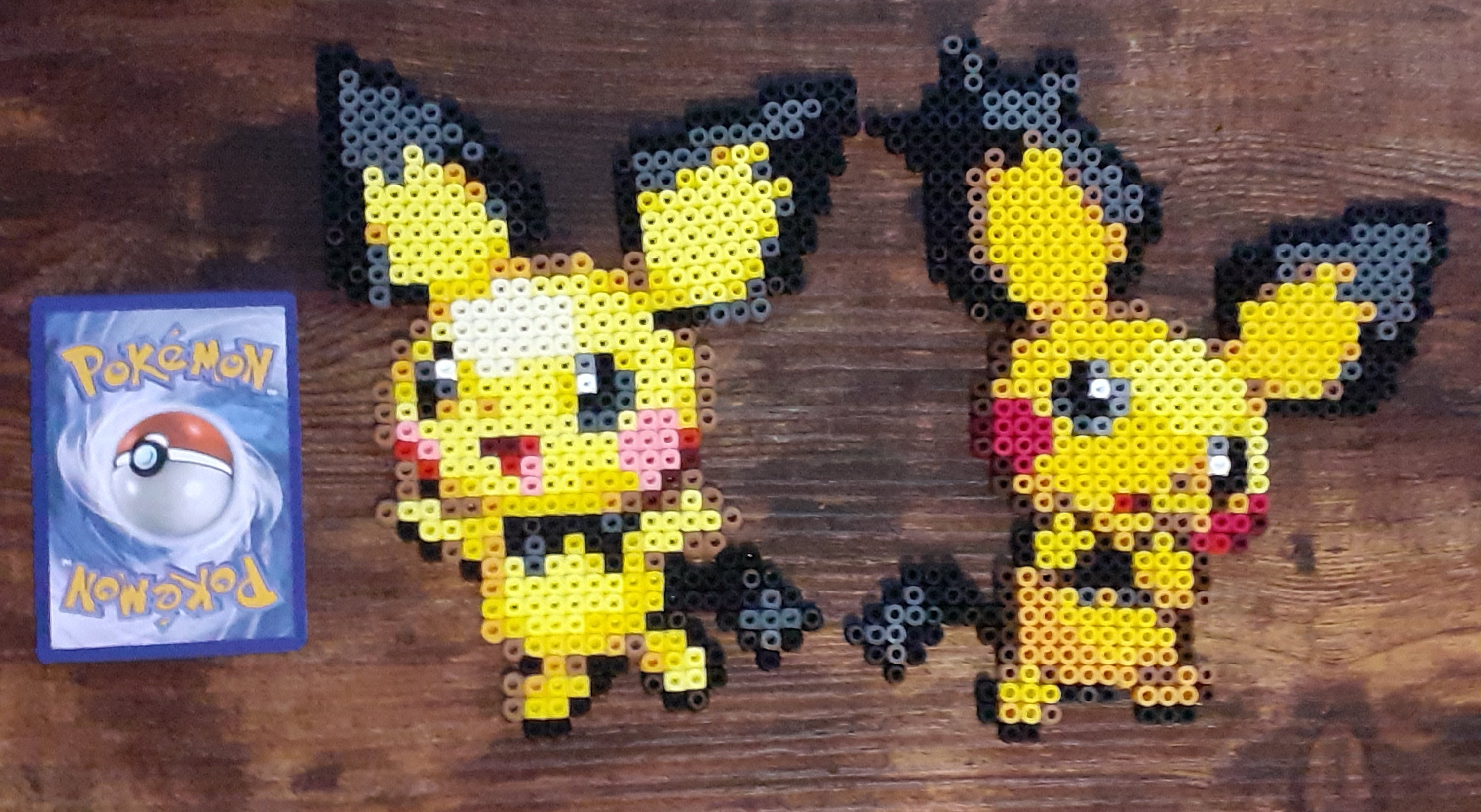 Pichu & Spikey Eared Pichu Pokemon Perler Beads 8bit - Etsy