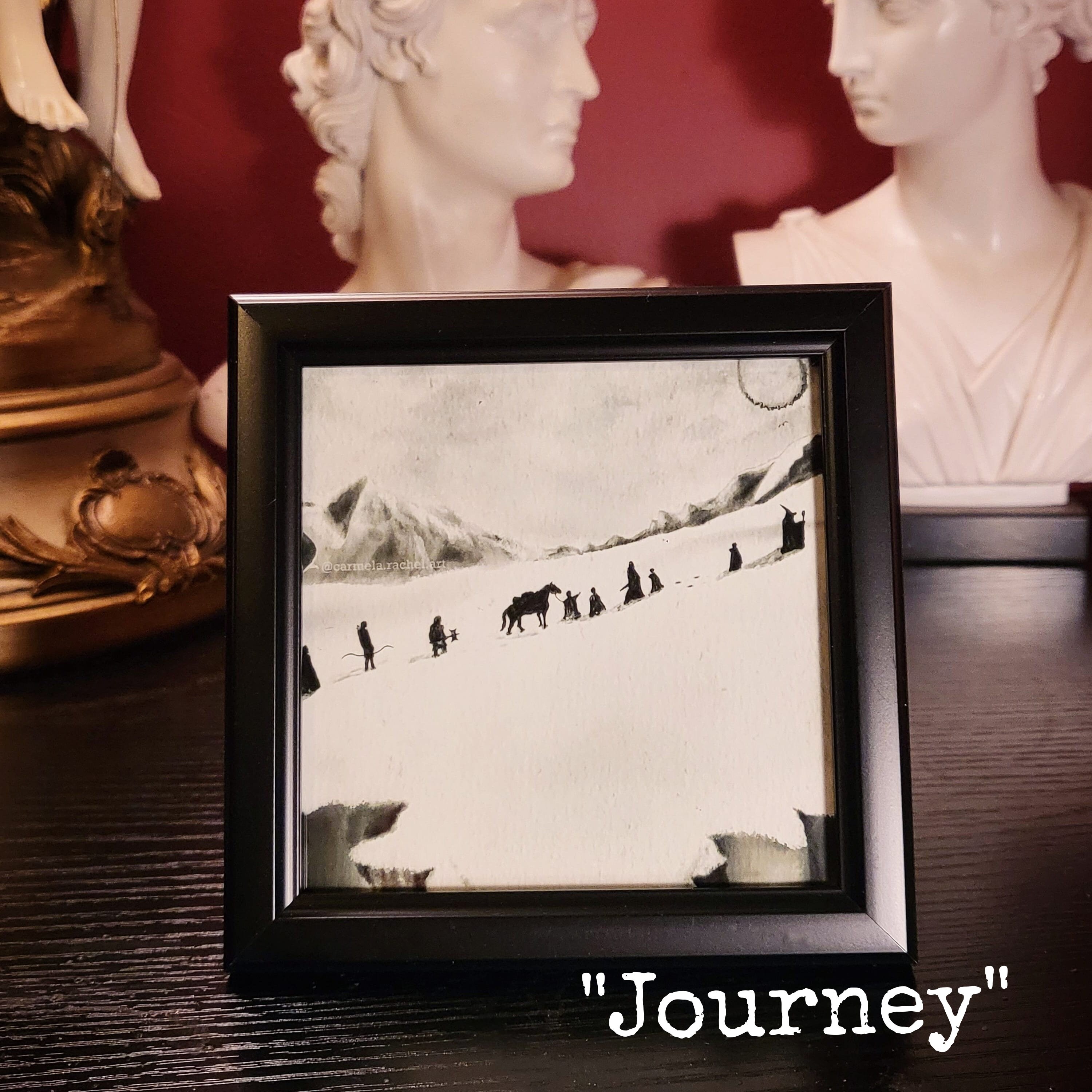 Bat Gothic Style Framed 4x4 Mini Prints - Etsy